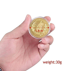 Continental Gold Coin Collecting Metal Coin (5 pcs)