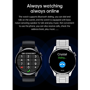 Smart Watch for Men with Split-Screen Mode Making Calls Tracking Exercise Data Fitness Tracker Heart Rate,Sleep,Blood Pressure,Blood Oxygen Monitor Compatible with Android iOS Phones