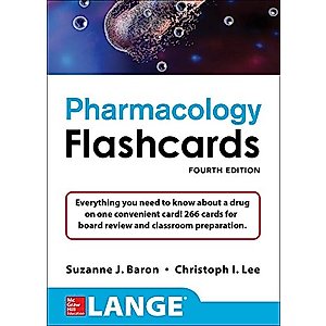 Lange Pharmacology Flashcards, Fourth Edition