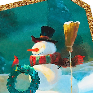 Hallmark Boxed Christmas Cards Assortment, Santa and Snowman (40 Cards with Designed Envelopes)