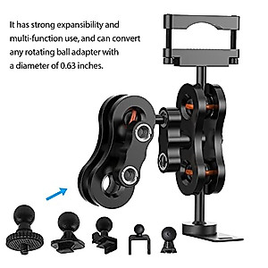 SDSACZMU Radar Detector Mount, Mirror Mount Radar Detector Bracket,Rearview Mirror Rod Radar Mount (for Uniden Series)