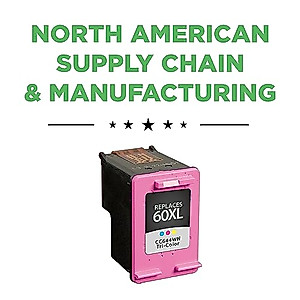 Clover Remanufactured Cartridge Replacement for HP CC644WN (HP 60XL) | Tri-Color | High Yield