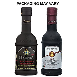 Colavita Aged Balsamic Vinegar of Modena IGP, 3 years, 8.5 Floz, Glass Bottle