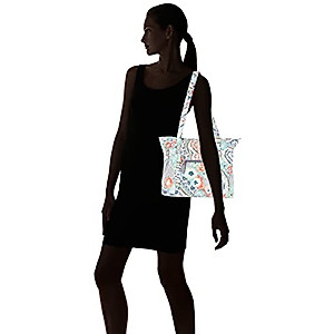 Vera Bradley Small Vera Tote Bag, Citrus Paisley-Recycled Cotton