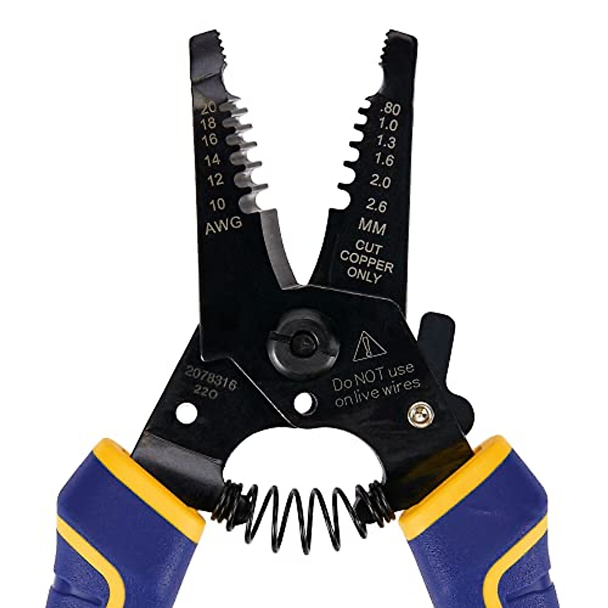 IRWIN VISE-GRIP Wire Stripping Tool / Wire Cutter, 6-Inch (2078316)