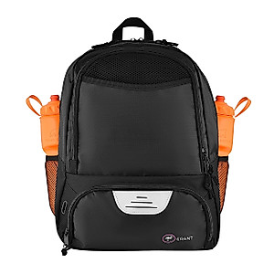 ERANT Athletic Volleyball Backpack - Extra Large Sports Volleyball Bag - Separate Ball and Shoe Compartment - Durable - Boys and Girls - Black