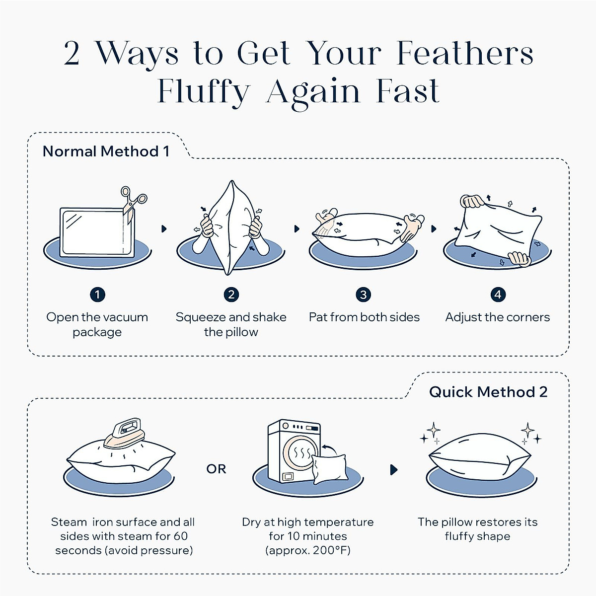 Phantoscope 18 x 18 Pillow Inserts, Set of 4 Hypoallergenic 100% Virgin Fiber Square Form Decorative Throw Pillow Inserts, Made in USA Couch Bed Pillows - 18 inches