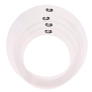 4 Pack Drum Muffler Dampening Rings Tone Control 10'' 12'' 14'' 16'' for Drum Set Accessories