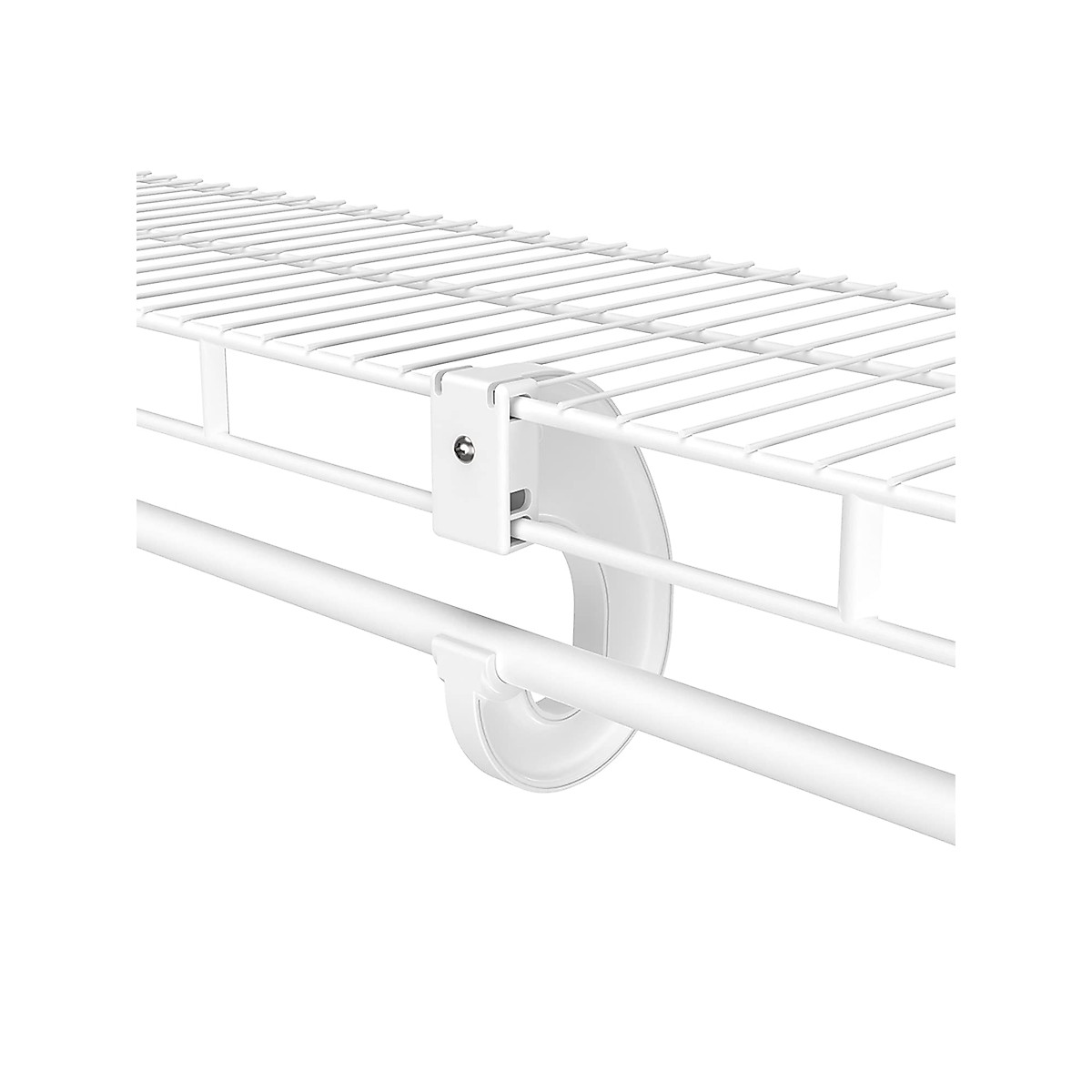 ClosetMaid 5655 Hang Rod Support Conversion Bracket, White