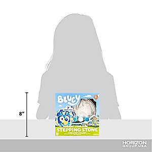 Bluey Paint Your Own Stepping Stone, Design 7 DIY Stepping Stone Art, Fun Stepping Stone Kit for Kids, Less Mess Paintable Stepping Stones Art Set, Great Summer Activity for Kids Ages 8, 9, 10, 11
