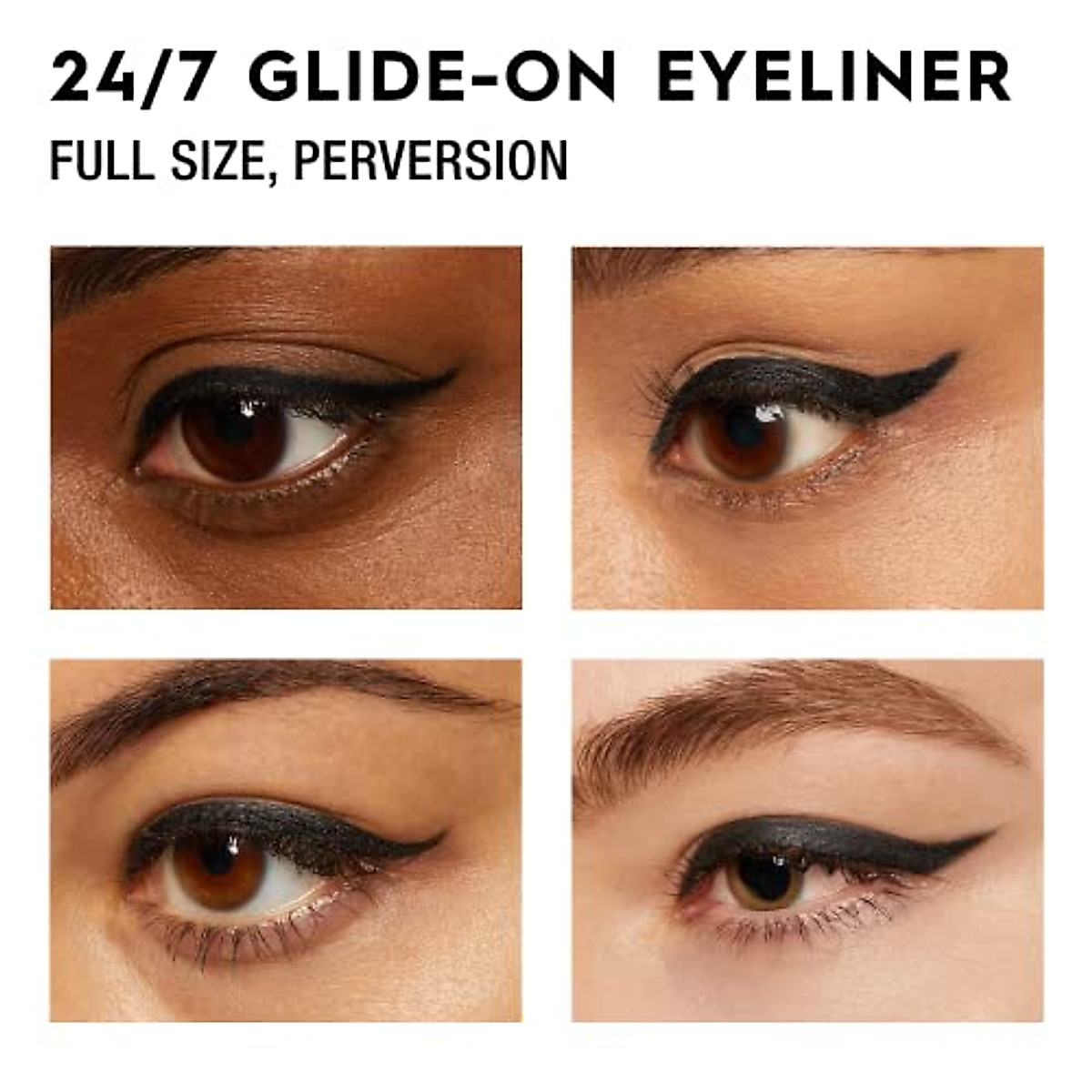 URBAN DECAY 24/7 Glide-On Eyeliner Pencil, Perversion - Blackest-Black with Matte Finish - Award-Winning, Waterproof Eyeliner - Long-Lasting, Intense Color