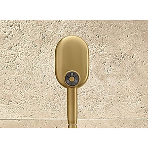 KOHLER 26284-BN Statement Oblong Multifuntion 2.5 gpm Handshower, Vibrant Brushed Nickel