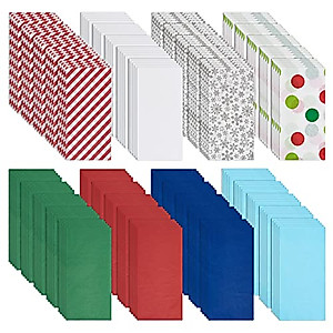 American Greetings 200 Sheet Bulk Winter Assortment Christmas Tissue Paper for Birthdays and All Occasions