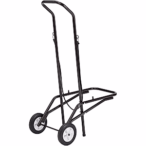 National Public Seating Powder Coated Steel Dolly for 9000 Chair - Dark Brown