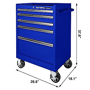 Olympia Tools Tool Cabinet, 27in, Blue
