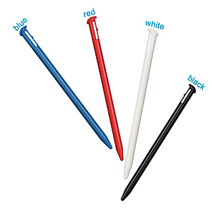 New 3DS Stylus Pen, Xahpower Replacement Stylus Compatible with Nintendo New 3DS, 4 in 1 Combo Touch Styli Pen Set Multi Color for New 3DS