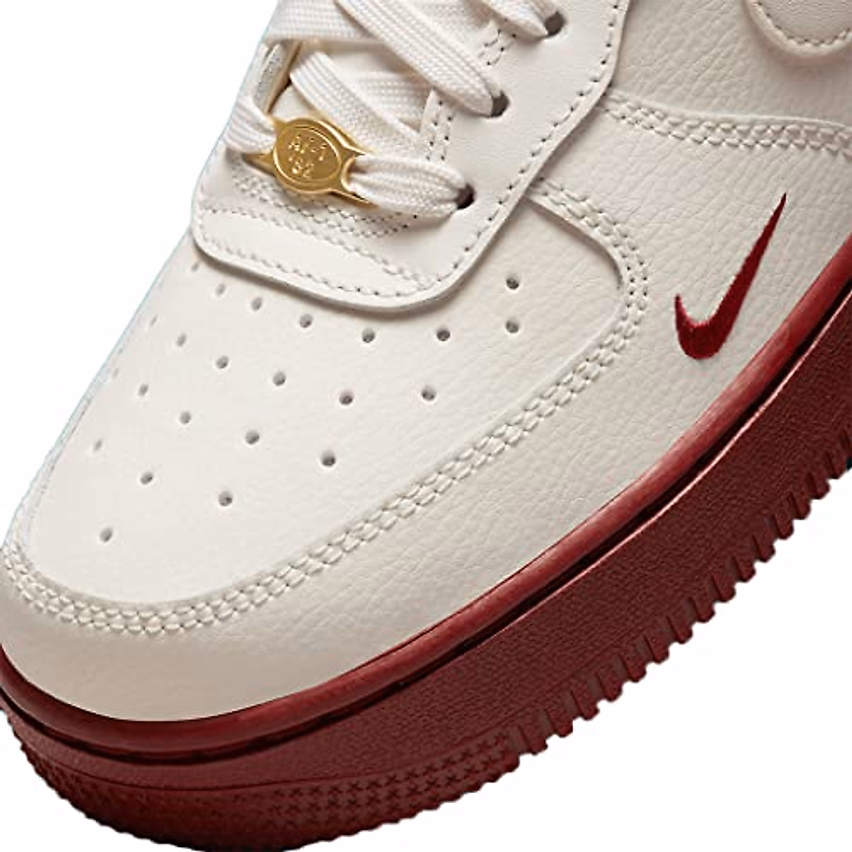 Nike Air Force 1 Low Women Sail/Team Red-Metallic Gold DQ7582-100 8