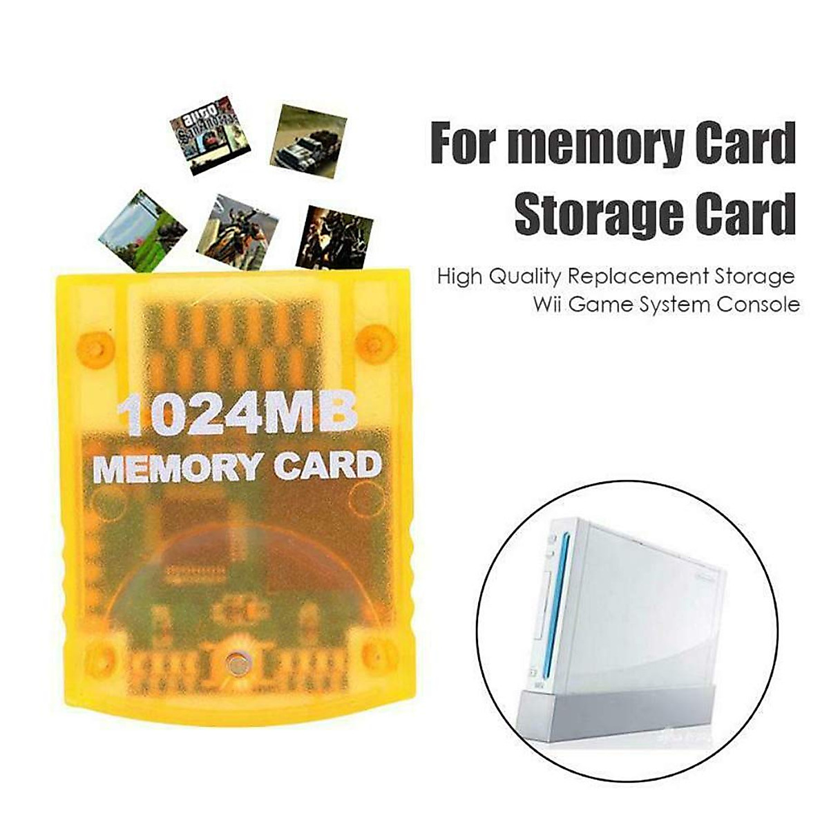Liphontcta 1024MB(16344 Blocks) High Speed Gamecube Memory Card Compatible