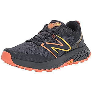 New Balance Men's Fresh Foam X Hierro V7 Running Shoe, Thunder/Vibrant Orange/Vibrant Apricot, 10 Wide