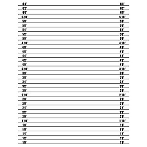 Mugshot Police Lineup Height Charts Banner Backdrop Accurate Measurements Theme Decor Decorations for Girls Bridal Shower Bachelorette Party Birthday Party Wedding Night Out Party Supplies Background
