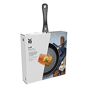 WMF 733646299 Devil Hand Wash Frying Pan Teflon Platinum coating 24 cm Diameter Devil Stainless Steel Cromargan Stainless Steel Suitable for Induction, Stainless Steel, Silver, 46 x 26 x 8,19999999999
