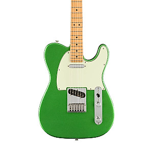 Fender Player Plus Telecaster Electric Guitar, with 2-Year Warranty, Cosmic Jade, Maple Fingerboard