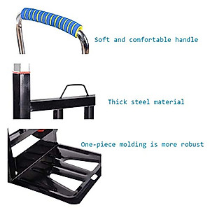 NEOCHY Shopping Cart Folding Trucks Portable Trolleys,Shopping Trucks Trailers Multi-Purpose Luggage Trolleys,Large Trolleys,332696Cm Grocery Cart/Red