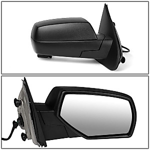 DNA Motoring TWM-050-T111-BK-R Right Side Powered+Heated Foldable Rear View Towing Mirror Compatible With 14-18 Silverado/Sierra 1500