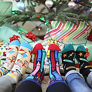 Funny Nerd Socks - Gift For Teachers, Students, Book Lovers, Math, Science Geeks (My Students Are On Point)