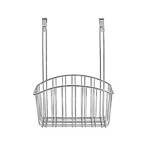 Spectrum Diversified Over-The-Cabinet Contempo Basket, Large, Chrome
