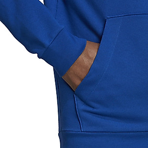 adidas Men's Essentials Fleece Hoodie, Team Royal Blue/White, Small