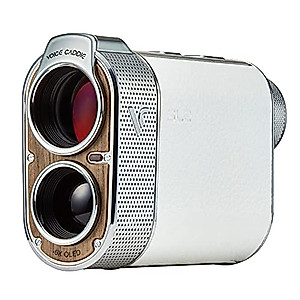 Voice Caddie SL2 Golf GPS Laser Rangefinder | Distance Measuring Flag Pole Locking Vibration | Slope Mode Tournament Switch | Continuous Scan | 6X Magnification | 1,000 Yards | USB Rechargeable