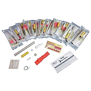 Estes - 1754 Wizard Flying Model Rocket Bulk Pack (Pack of 12) | Intermediate Rocket Kit | Step-by-Step Instructions | Science Education Kits | Great for Teachers, Youth Group Leaders and Birthdays