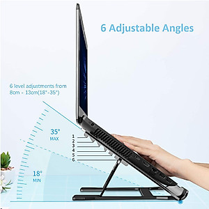Adjustable Drawing Tablet Stand Drawing Pen Display Aluminum Ventilated Stand Holder for Wacom One, Cintiq 13/16, XP-Pen Artist 12/13.3/15.6 and Huion Kamvas 12/13/15.6