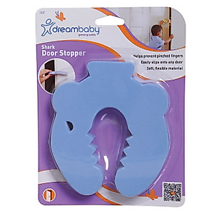 Dreambaby Foam Finger Protector Guard Door Stopper, Shark