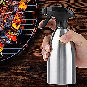 Bbq Spray Bottle For Smoking Barbecue Oil Sprayer Bbq Spritzer Bottle For Smoking,Barbecue Oil Sprayer,Stainless Steel Portable Bottle for Kitchen Outdoor BBQ Cooking Tool