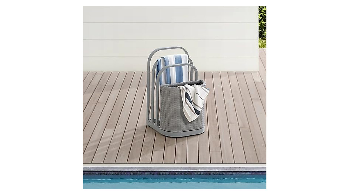 Sunjoy Rust-proof Aluminum Pool Float Storage Rack, 16-Inch Outdoor ...