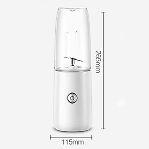 MXJCC Portable Blender, Smoothie and Shakes, Mini Blender with 2 Blades,Li-ion Battery for Baby Food,Travel,Gym