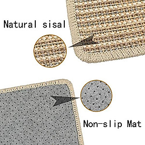 Cat Scratching Pad, Scratching Mat,Scratch Pads,Cat Scratcher Rug Natural sisal Rope Carpet