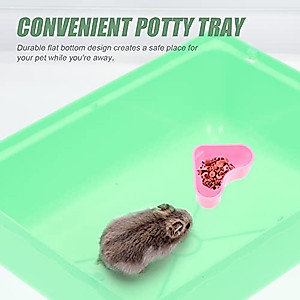 iplusmile Pans Nest Dogs Kennels Cage House Mice Crate Bedding Tray Crates Trainer Rabbits Small Animal Bottom Chinchillas Floor Replaceable Rat Habitats Cages Replacement Light Cat Gerbil