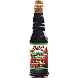 Sadaf Pomegranate Sour Paste - Pomegranate Molasses - Dark Red Syrup (10 fl oz)
