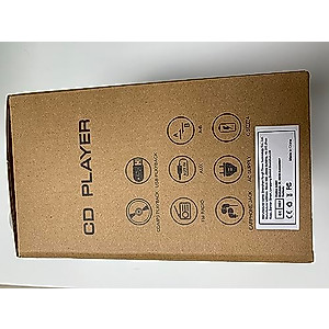 KOVCDVI CD Player Portable Bluetooth CD Player with Speakers Boombox CD Walkman FM Radio CD Player for Home with LCD Display Handle Design Support USB AUX Playback Headphone Jack