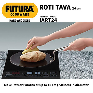 Hawkins Futura Hard Anodised Induction Roti Tawa 24cm 4.88mm IART24