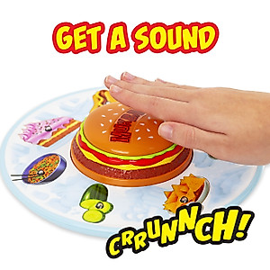 Far Out Toys MUKBANG Electronic Food Sound Memory Game, Match Cards to Mukbang Sounds, Gaming Unit, 35 Food Cards, Slurp, Crunch, Belch, & More