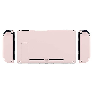 eXtremeRate DIY Replacement Shell Buttons for Nintendo Switch, Cherry Blossoms Pink Back Plate for Switch Console, Custom Housing with Full Set Buttons for Joycon Controller [Only Shell, NO Console]