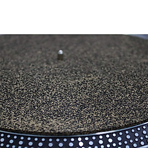 Turntable Slip Mat Rubber Cork – Anti Static 1/8 thick Vinyl Record Player Slipmat by Record-Happy. A Basic and Defining Upgrade for The Demanding Audiophile. Improves Sound Quality and Reduces Noise