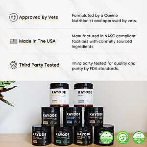 Kayode Lickable Probiotics for Dogs - Strong Dog Digestive Aid & Dog Diarrhea Relief. for Dog Lick Mats Or As Food Topper. Tasty Banana Coconut Flavor. 7 Dog Probiotic Strains.