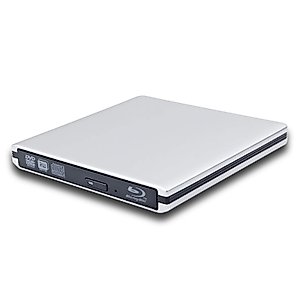 USB 3.0 Portable External 6X Blu-ray Burner Optical Drive, for Samsung Notebook 9 Pro S 7 5 10 Spin Series XE500C13 ATIV Book 9 15 2019 Ultrabook Laptop, 3-D Blue ray DVD Players, 8X DVD+-R DL Writer