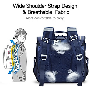 G-TiDE School Backpack, Kindergarten Preschool Toddler School Bag, Book Bags for Girls&Boys, Waterproof Backpacks, Kid Fashionable Travel Bag, Adjustable Padded Strap