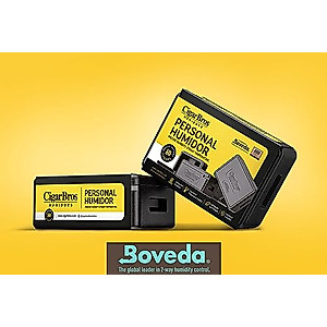 CigarBros + Boveda Personal Humidor: Precise Humidity. Steady Temperature. Holds up to 80 Cigars!